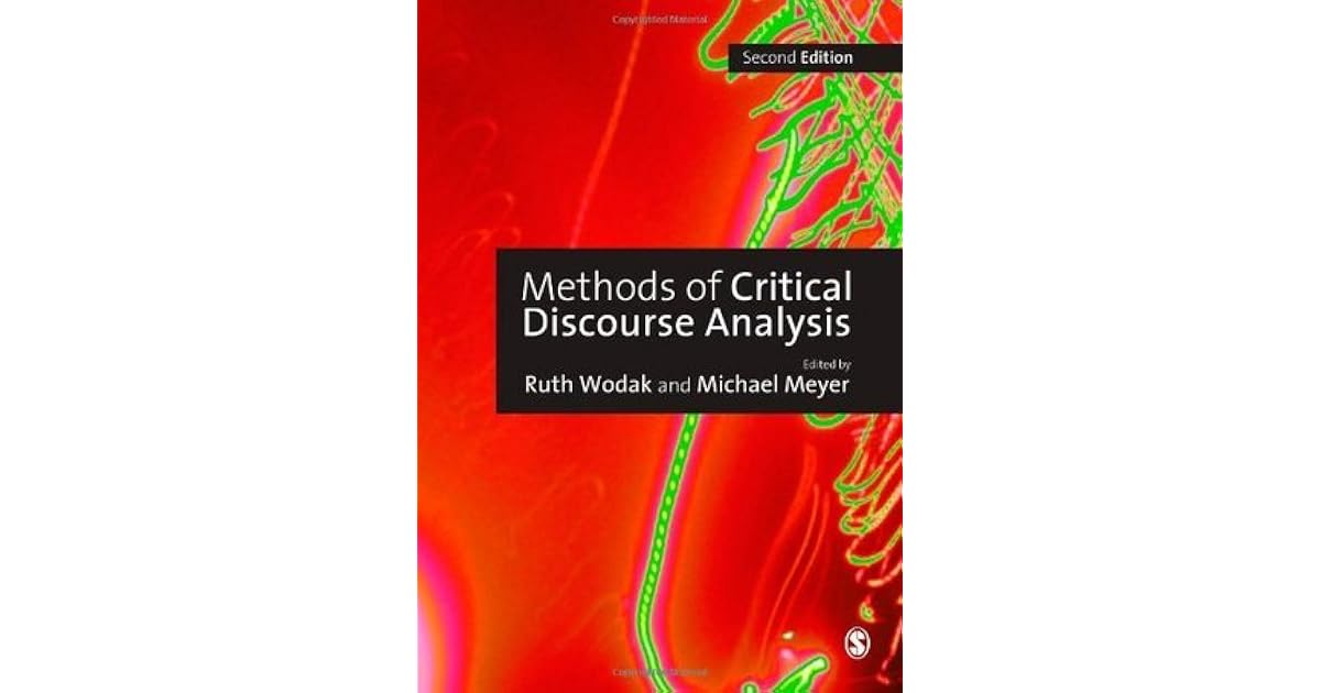 Methods Of Critical Discourse Analysis By Michael Meyer Reviews 