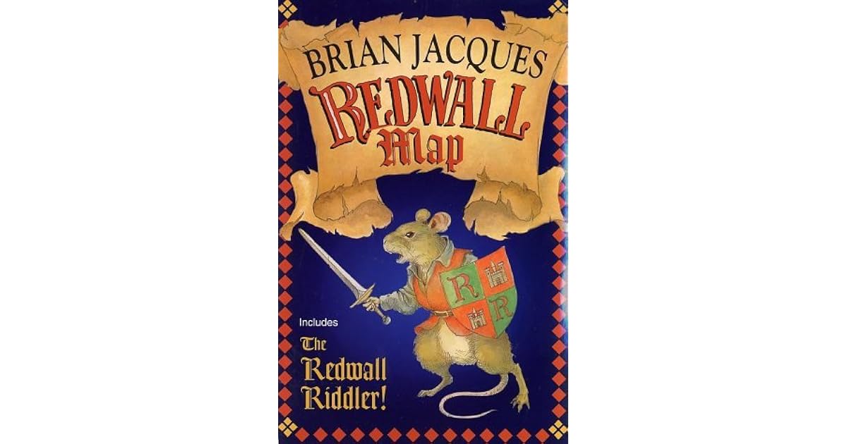 Redwall Map & Riddler by Brian Jacques
