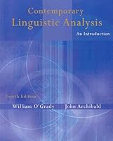 Contemporary Linguistics: An Introduction by William D. O'Grady