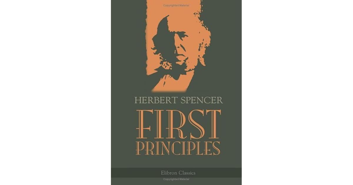 First Principles by Herbert Spencer
