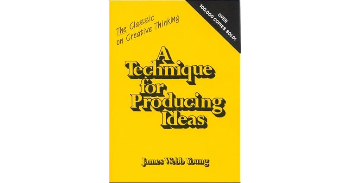 A Technique for Producing Ideas by James Webb Young