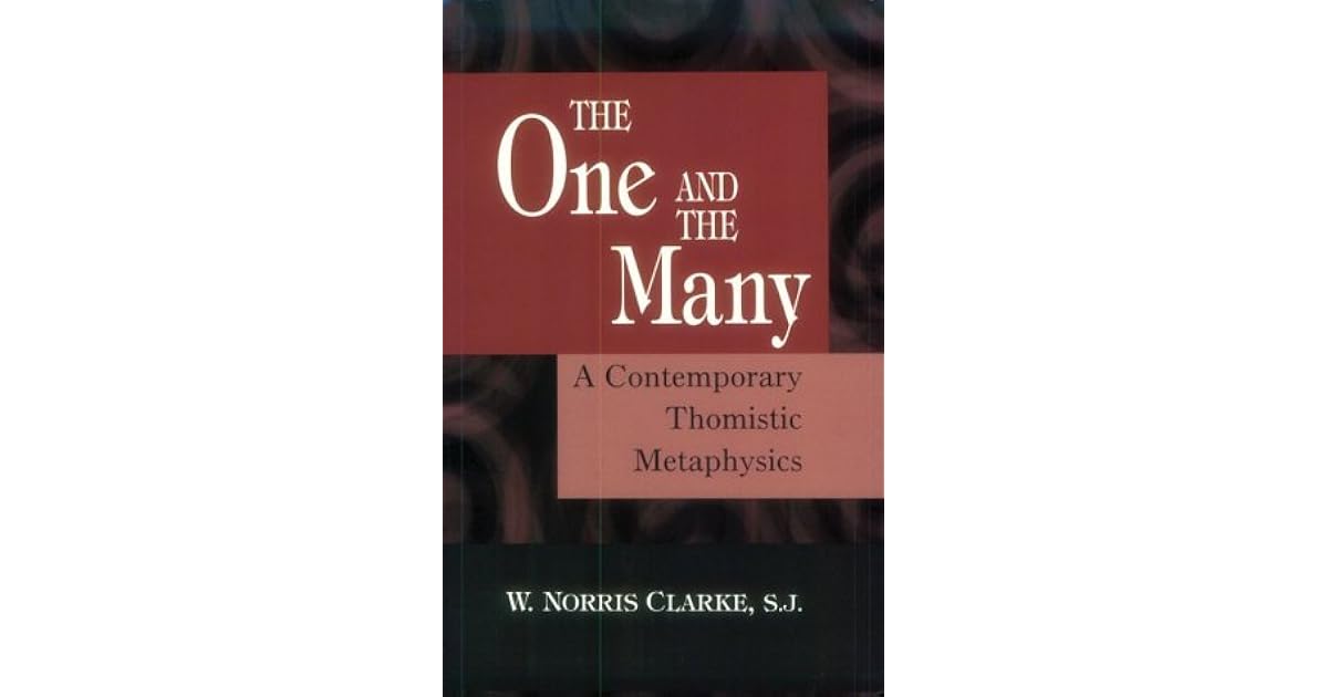 The One and the Many: A Contemporary Thomistic Metaphysics by W. Norris ...