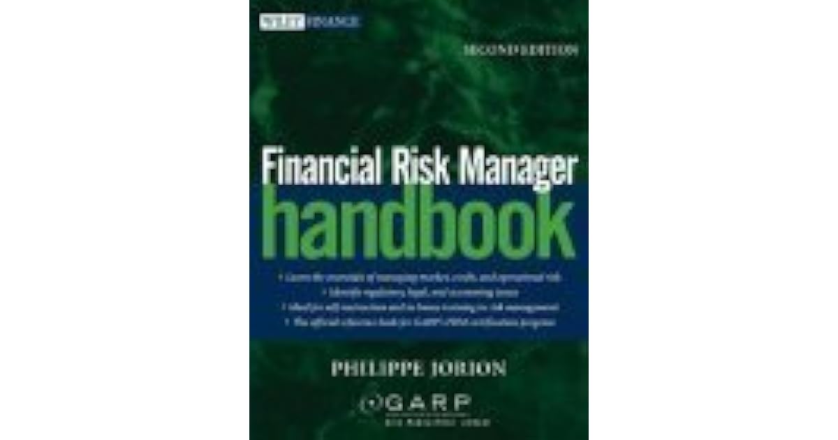 Financial Risk Manager Handbook by Philippe Jorion