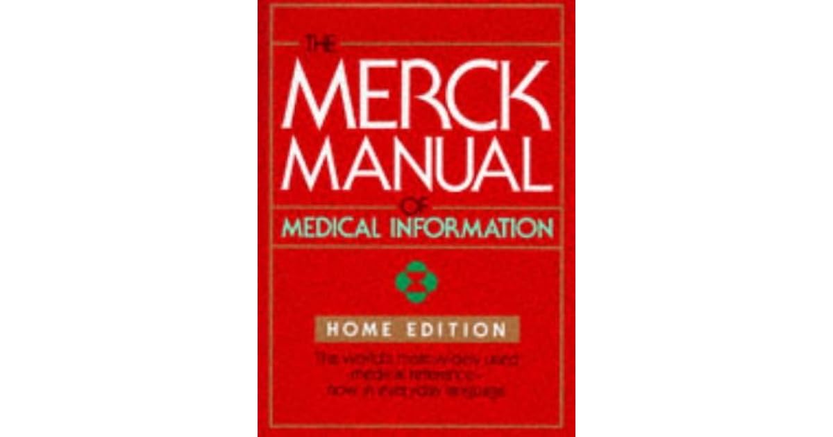 The Merck Manual of Medical Information: Home Edition by Merck Publishing
