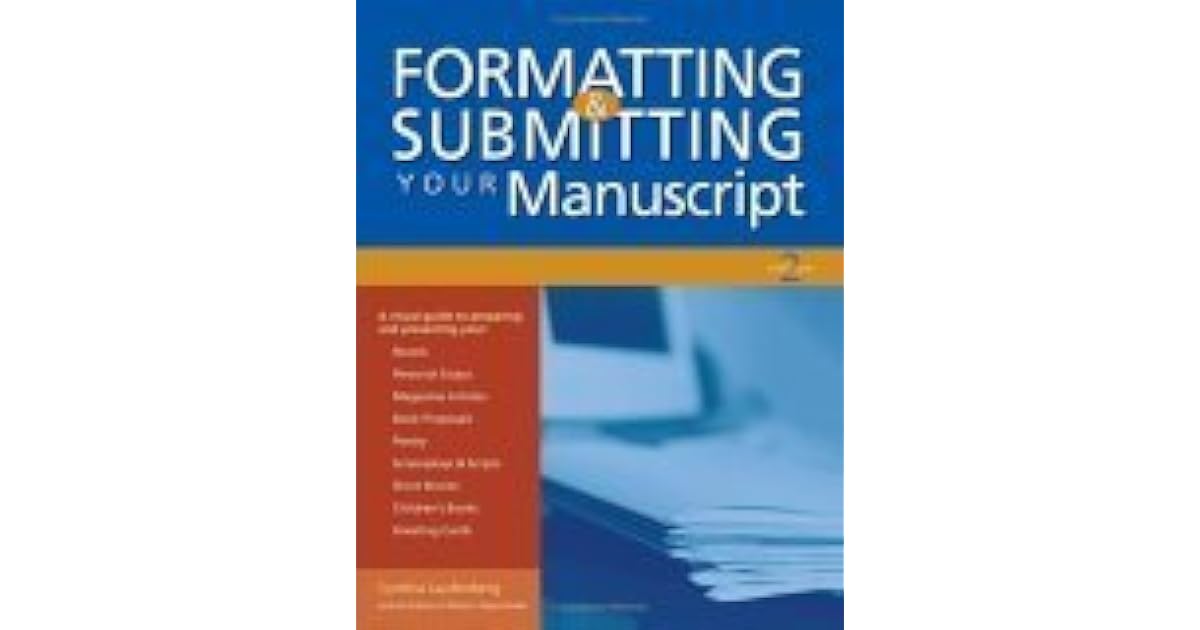 Formatting & Submitting Your Manuscript by Writer's Digest Books