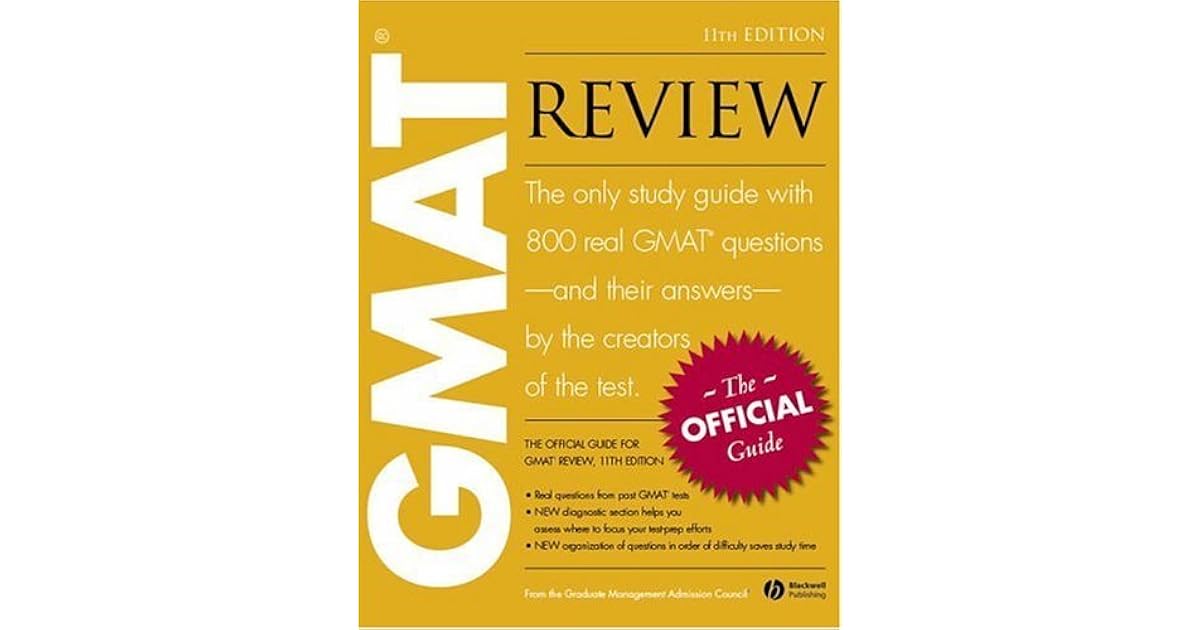 The Official Guide for GMAT Review by GMAC