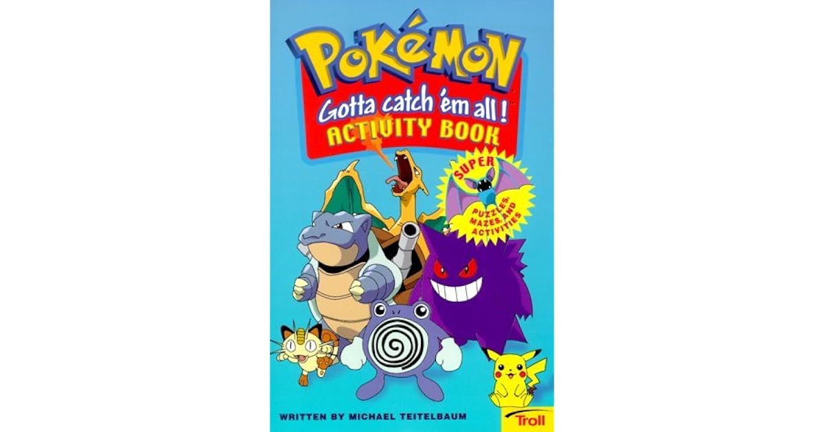 Pokemon Activity Book by Michael Teitelbaum