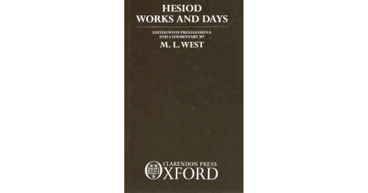 Works and Days (Academic Monograph Reprint) by Hesiod