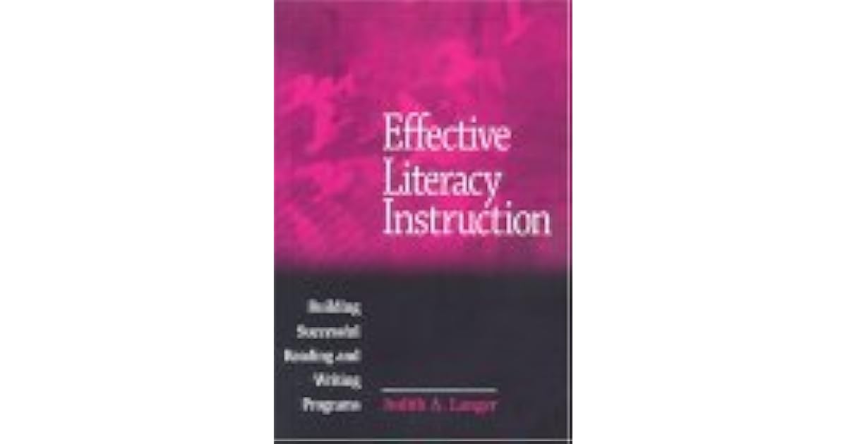 Effective Literacy Instruction: Building Successful Reading and Writing ...