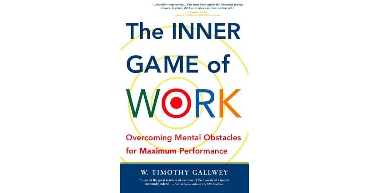 The Inner Game of Work: Overcoming Mental Obstacles for Maximum ...