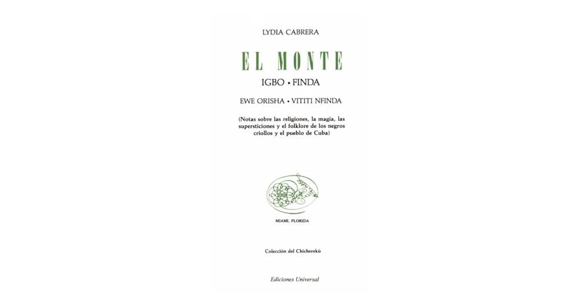 El Monte by Lydia Cabrera