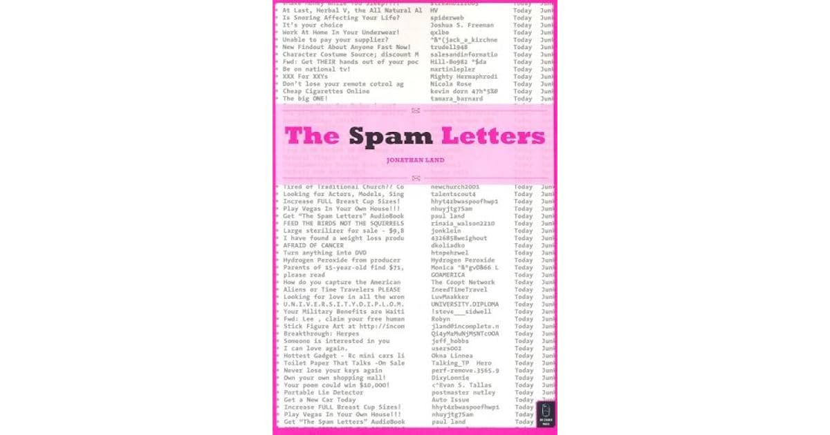 The Spam Letters by Jonathan Land
