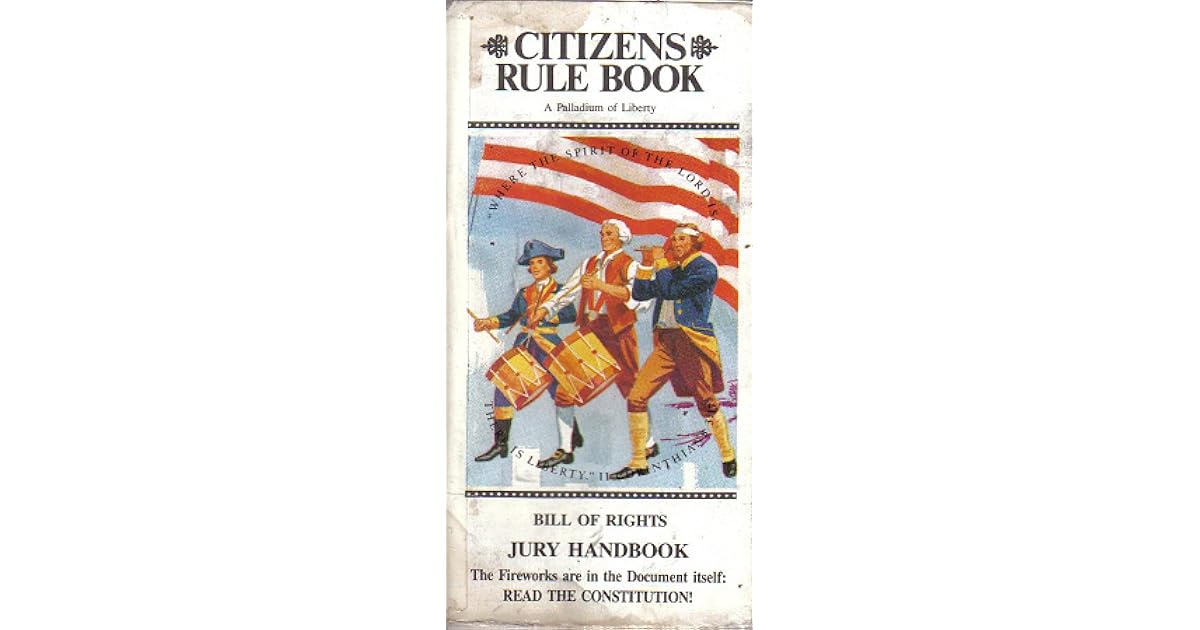 CITIZENS RULE BOOK, A Palladium of Liberty by Webster Adams