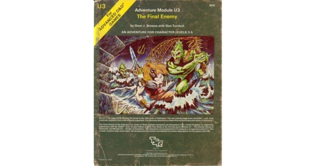 The Final Enemy by Dave J. Browne