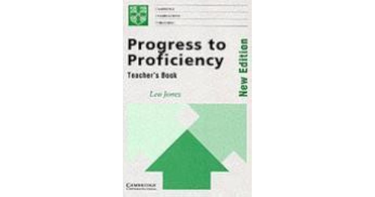 Progress to Proficiency Teacher's Book by Leo Jones