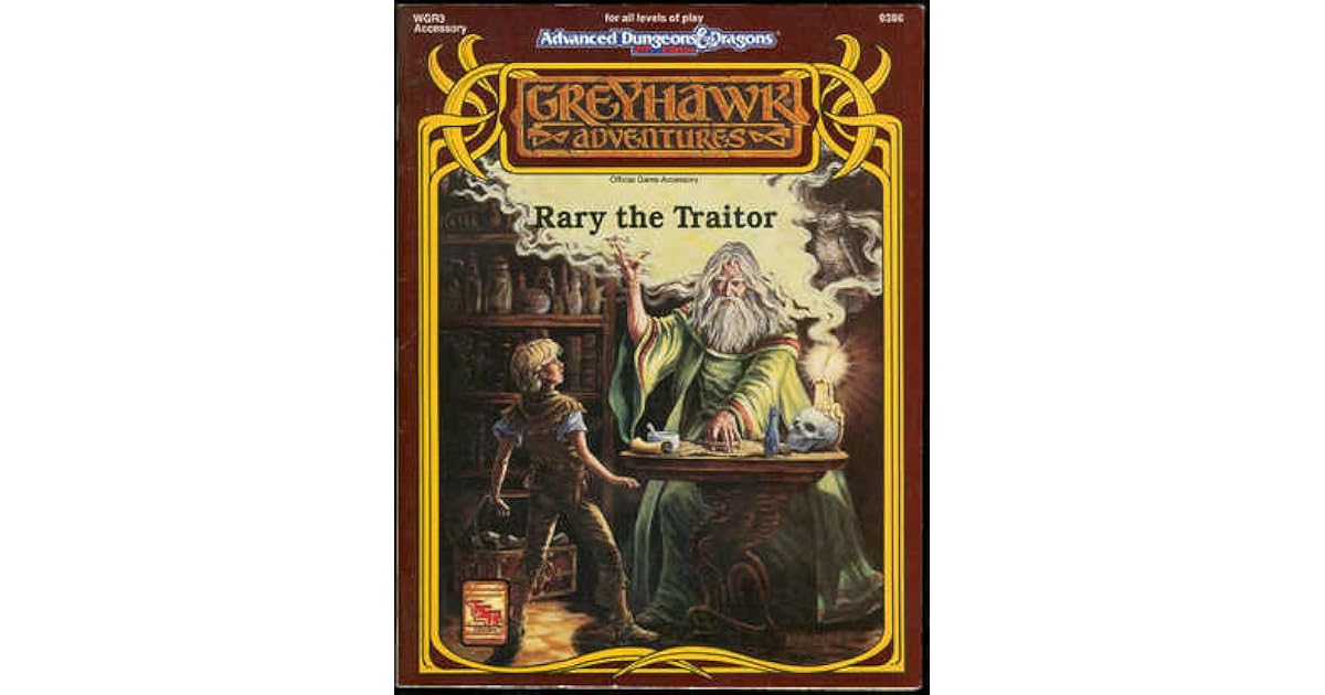 Rary the Traitor by Anthony Pryor
