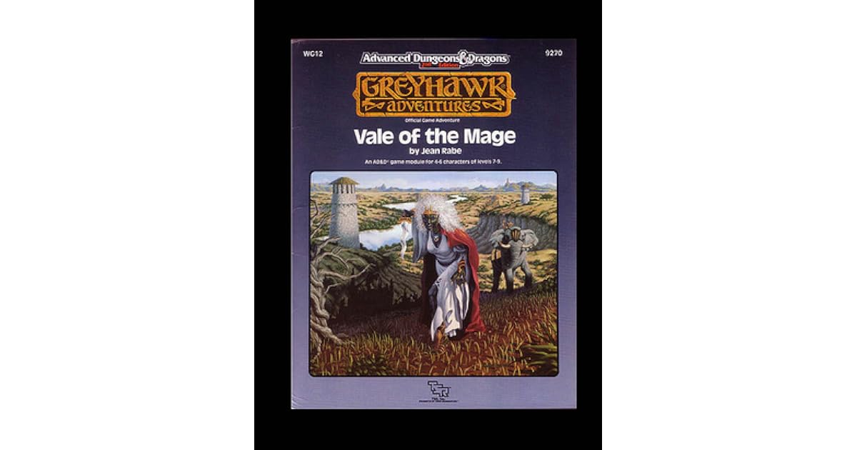 Vale of the Mage by Jean Rabe