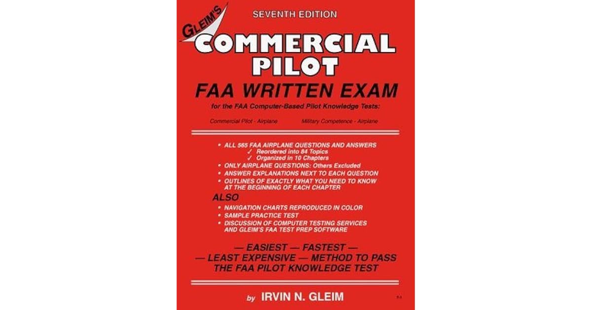 Commercial Pilot Faa Written Exam by Irvin N. Gleim
