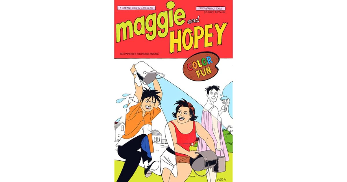 Maggie and Hopey Color Fun #1 by Jaime Hernández