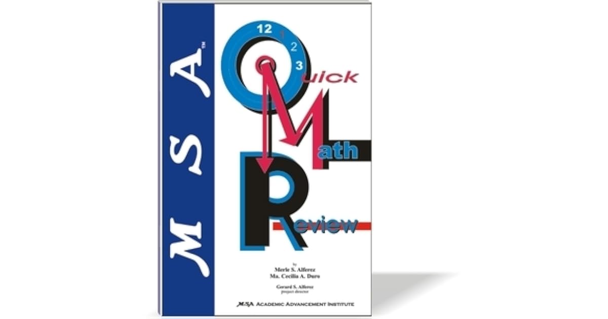 MSA Quick Math Review by Merle S. Alferez