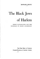 The Black Jews of Harlem by Howard M. Brotz