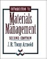 Introduction to Materials Management by J.R. Tony Arnold