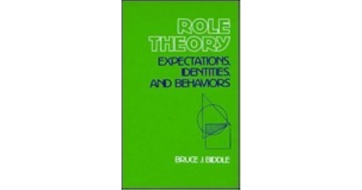 Role Theory: Expectations, Identities, and Behaviors by Bruce J. Biddle