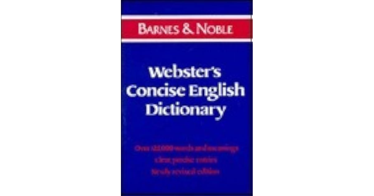 Webster's Concise English Dictionary by Peter Collin Publishing