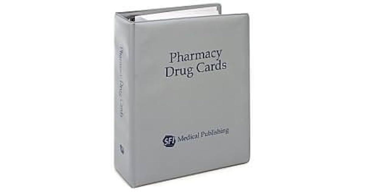 Pharmacy Drug Cards by Jeffrey D. Sigler