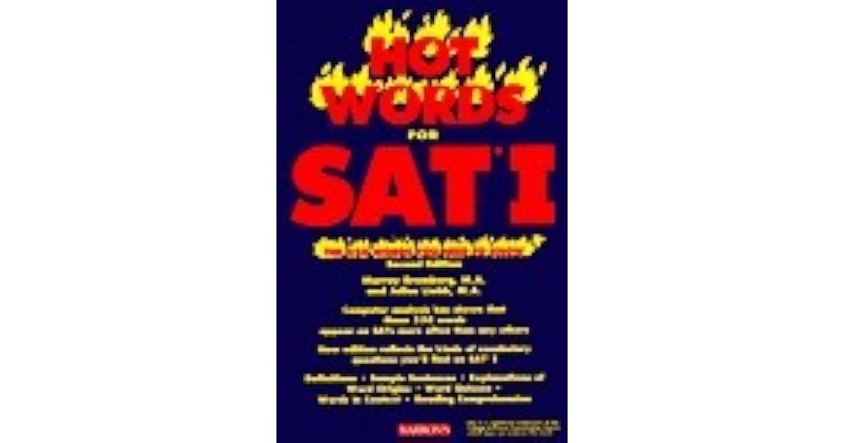 Hot Words for SAT I: The 350 Words You Need to Know by Murray Bromberg
