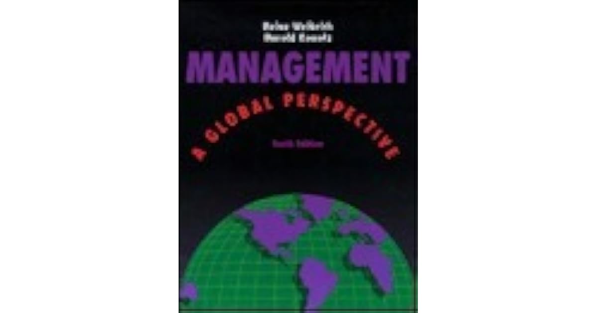 Management: A Global Perspective by Heinz Weihrich