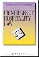 Principles Of Hospitality Law by Michael J. Boella