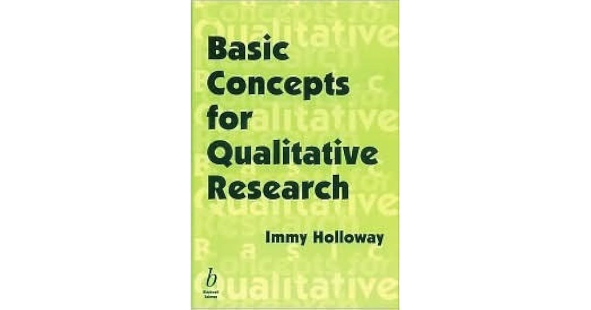 Basic Concepts for Qualitative Research by Immy Holloway