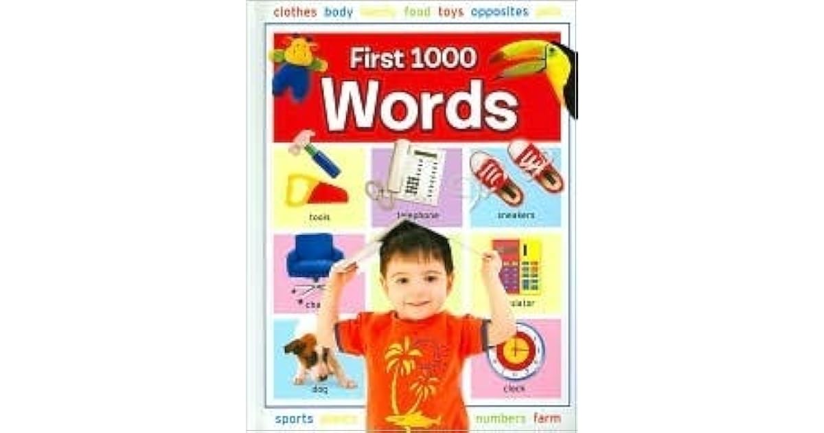 First 1000 Words by Hinkler Books