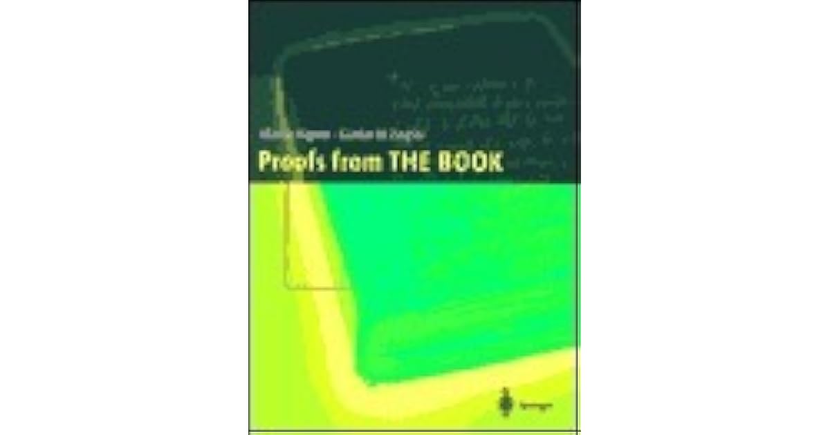 Proofs from THE BOOK by Martin Aigner