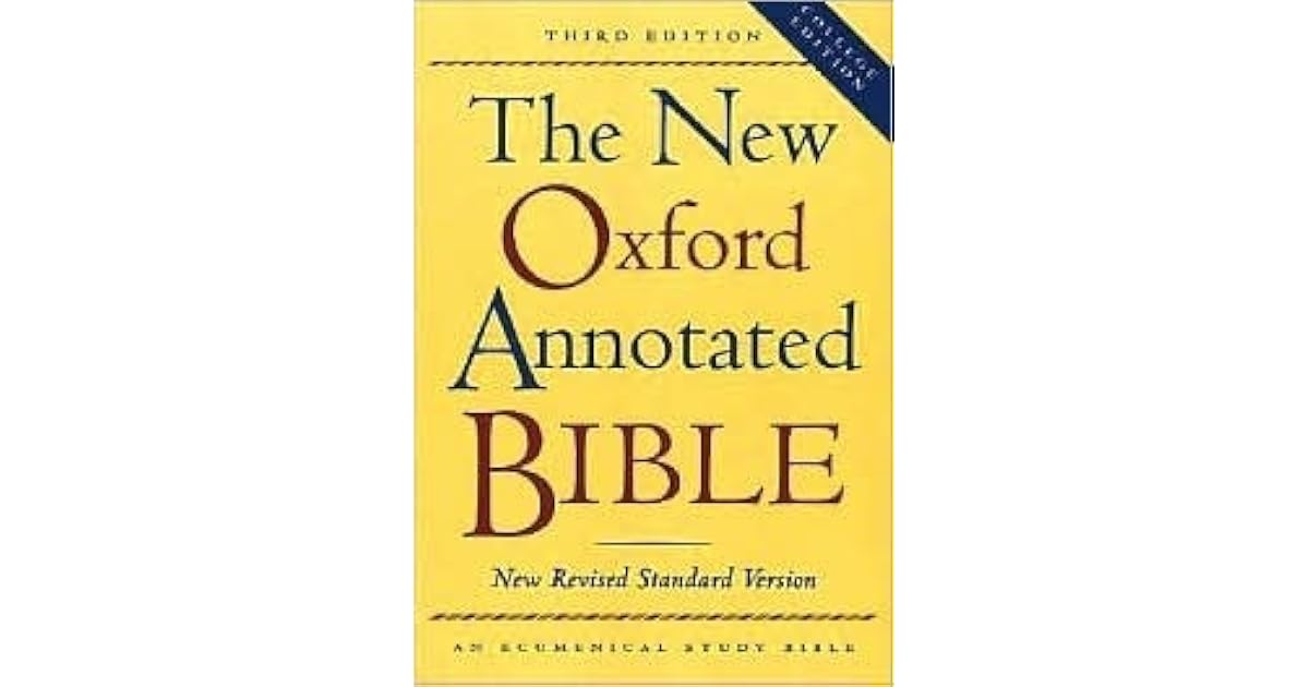 The New Oxford Annotated Bible, New Revised Standard Version by Michael ...