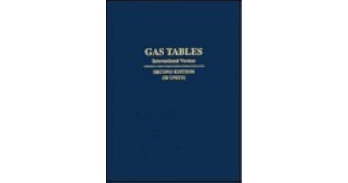 Gas Tables: International Version: Thermodynamic Properties Of Air ...
