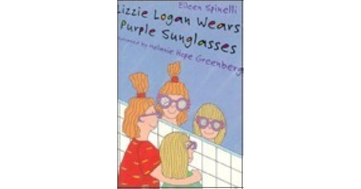 Lizzie Logan Wears Purple Sunglasses by Judith Stuller Hannant