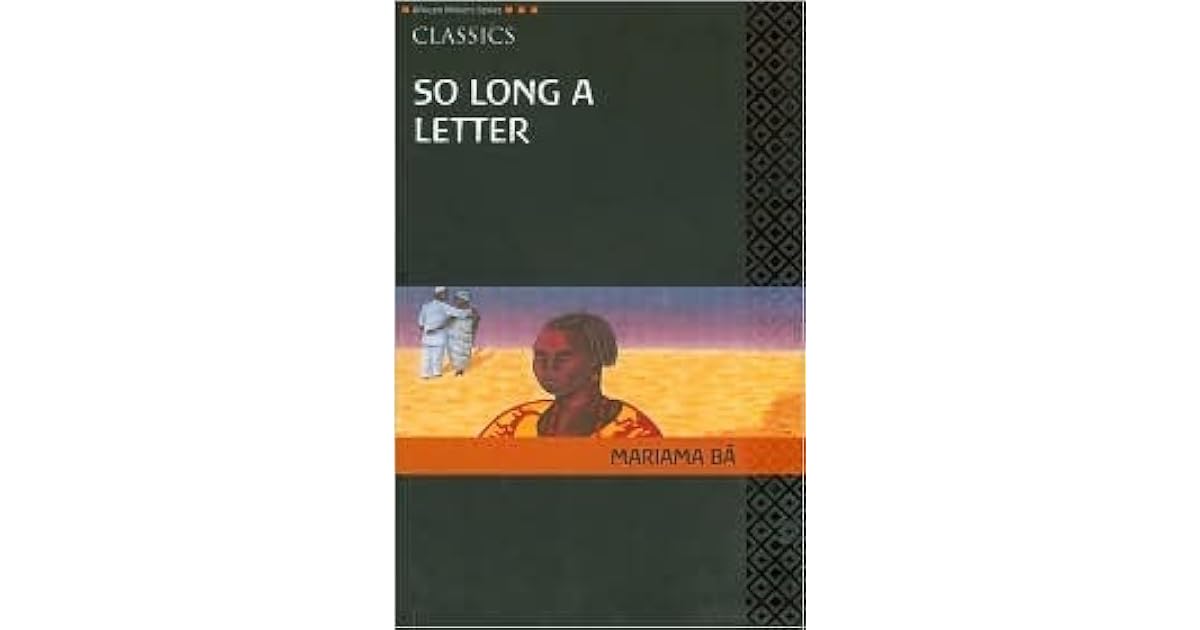 So Long a Letter by Mariama Bâ