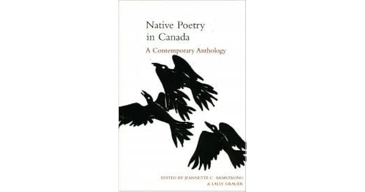 Native Poetry in Canada: A Contemporary Anthology by Jeannette Armstrong
