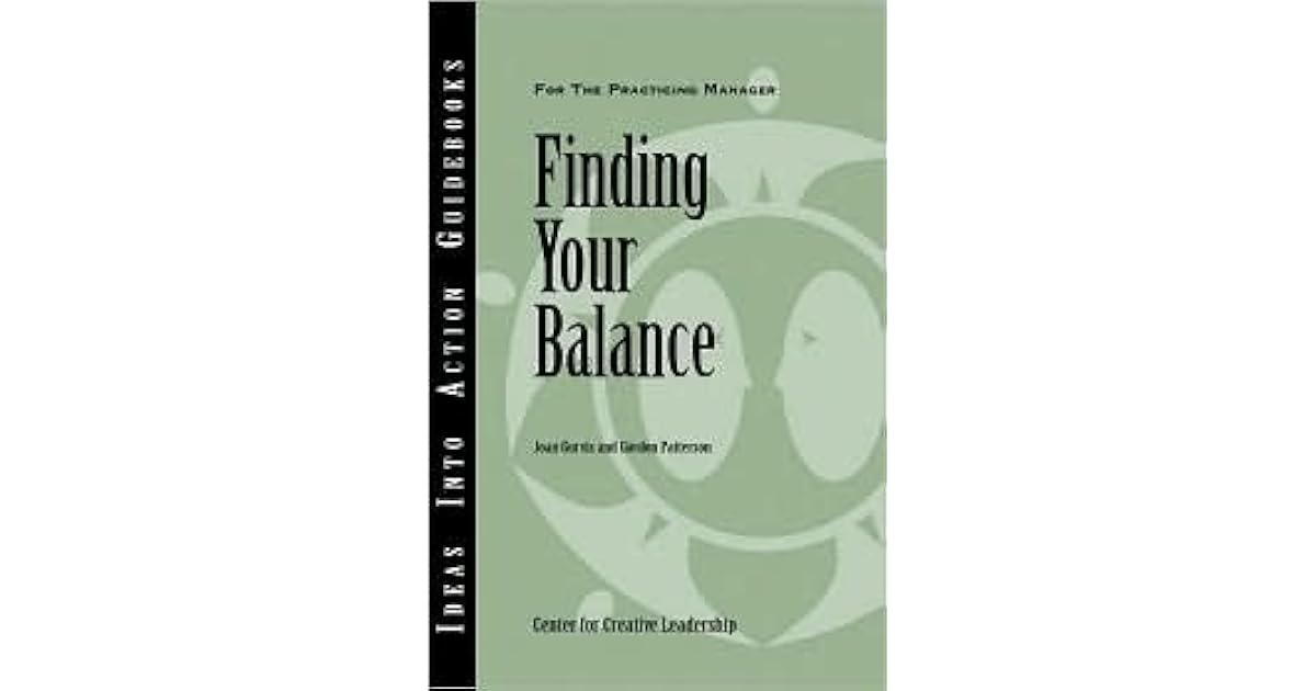 Finding Your Balance by Joan Gurvis