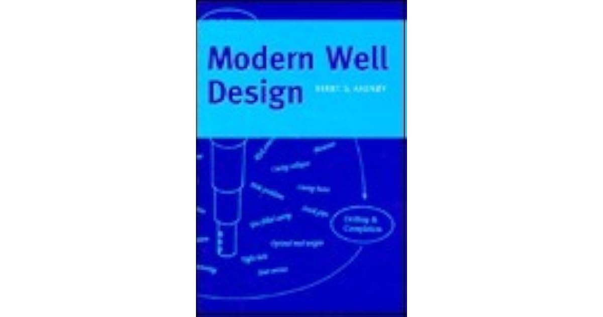 Modern Well Design by Bernt S. Aadnoy