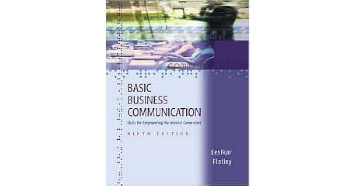 Basic Business Communication: Skills for Empowering the Internet ...