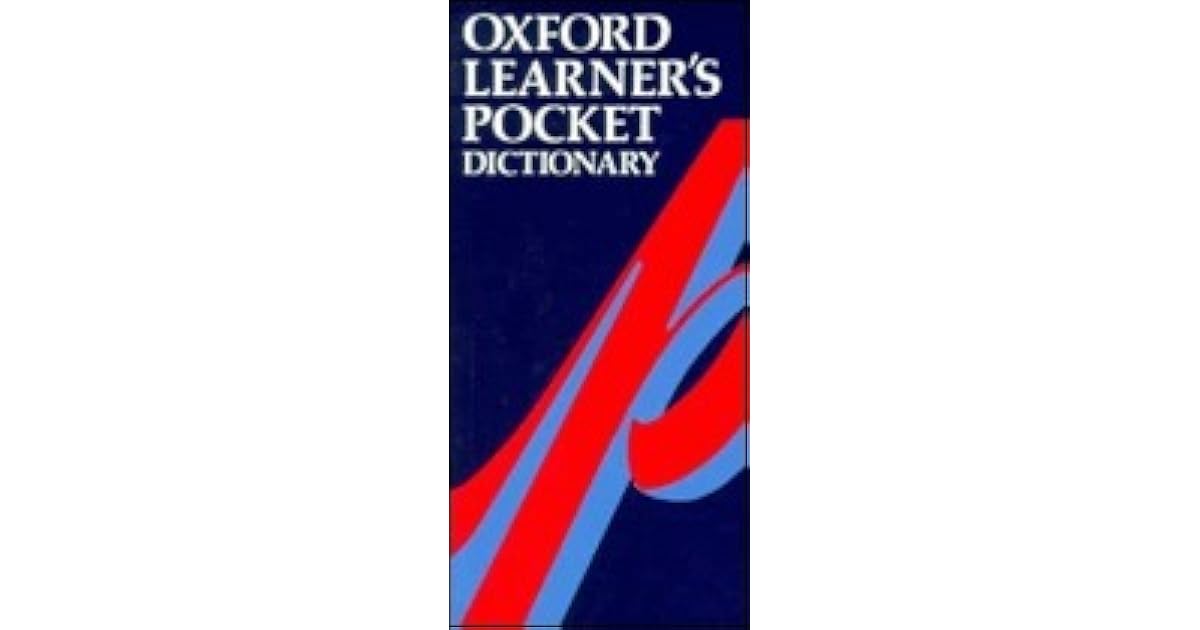 Oxford Learner's Pocket Dictionary by Fergus McGauran