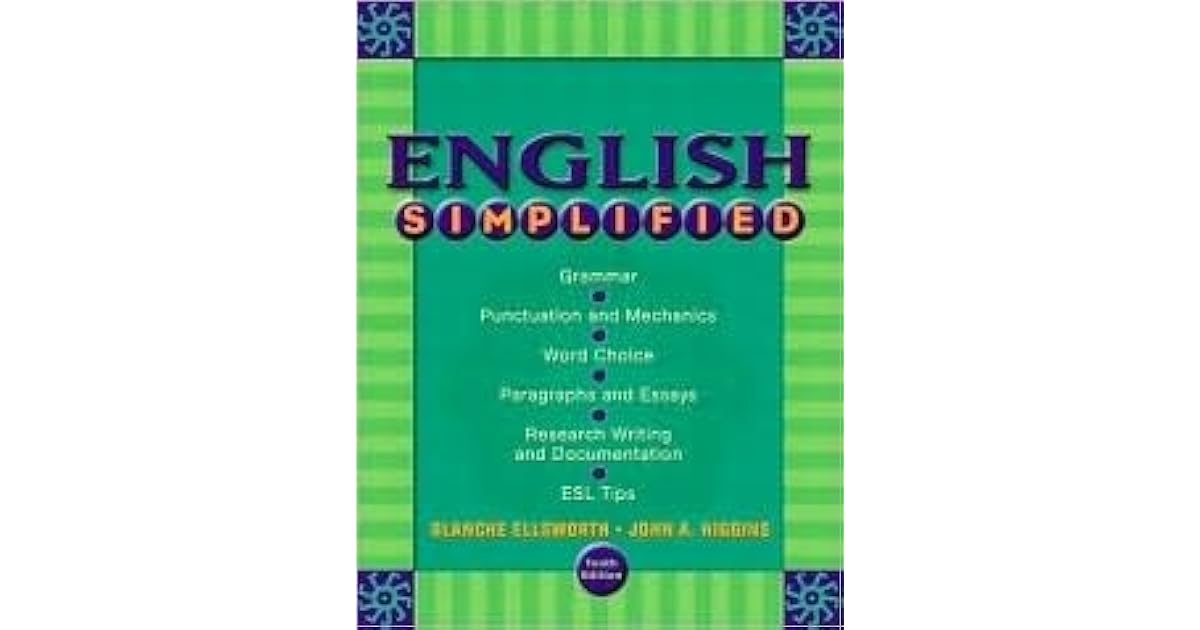 English Simplified by Blanche Ellsworth