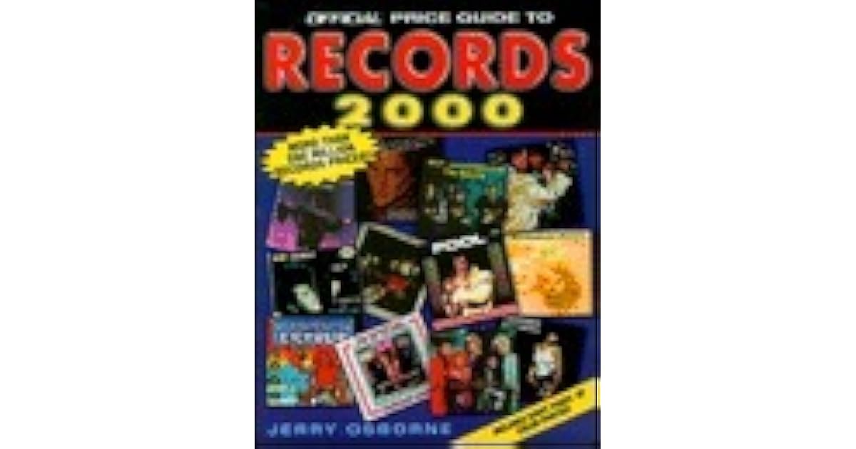 Official Price Guide to Records by Jerry Osborne