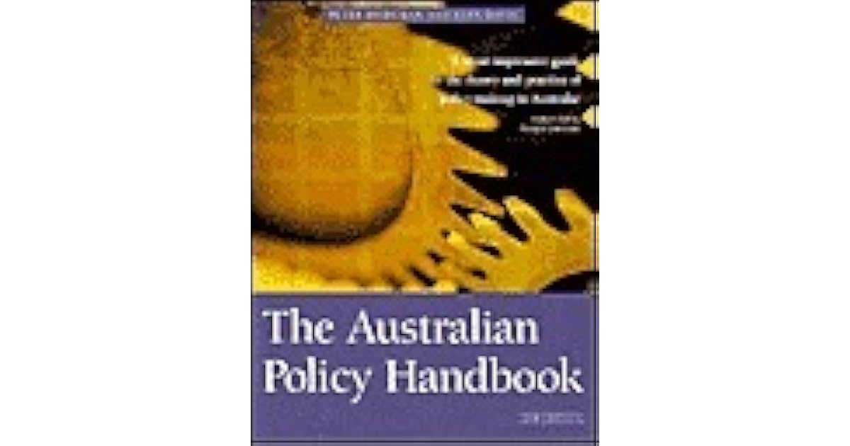 Australian Policy Handbook by Peter Bridgman