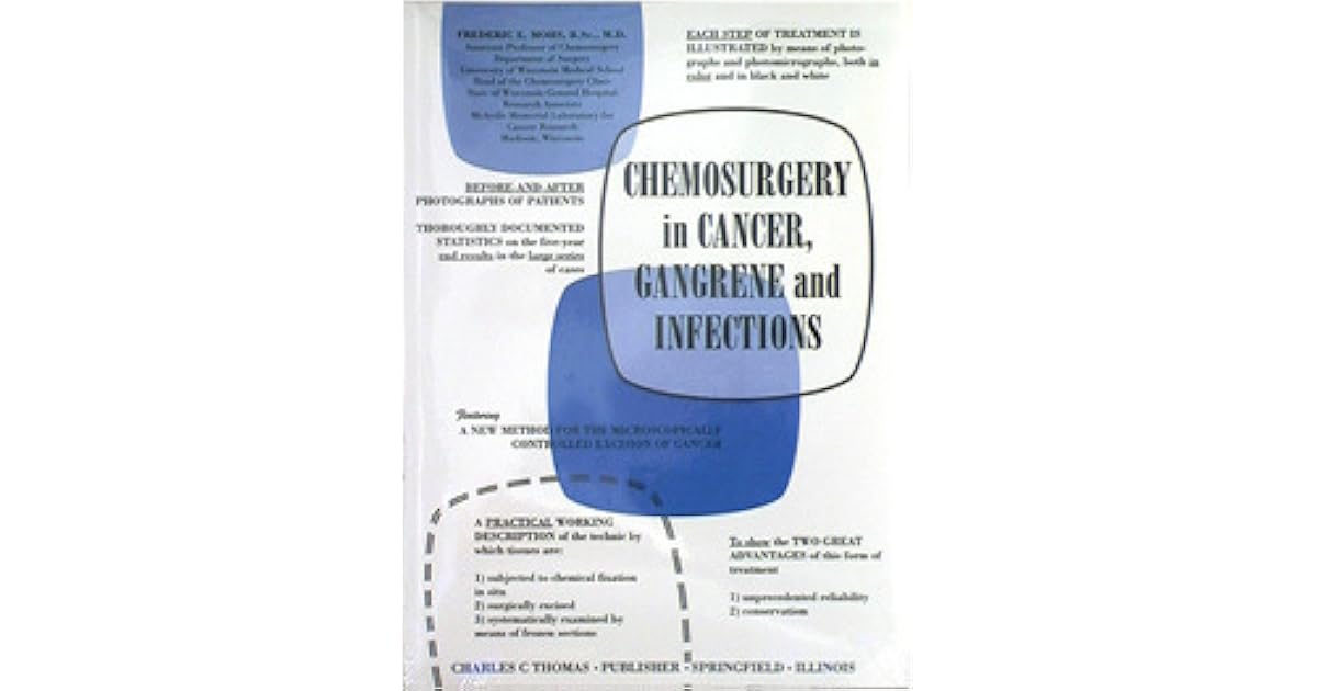 Chemosurgery in Cancer, Gangrene, and Infections by Frederic E. Mohs