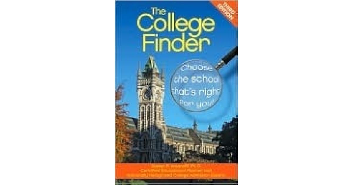The College Finder by Steven R. Antonoff