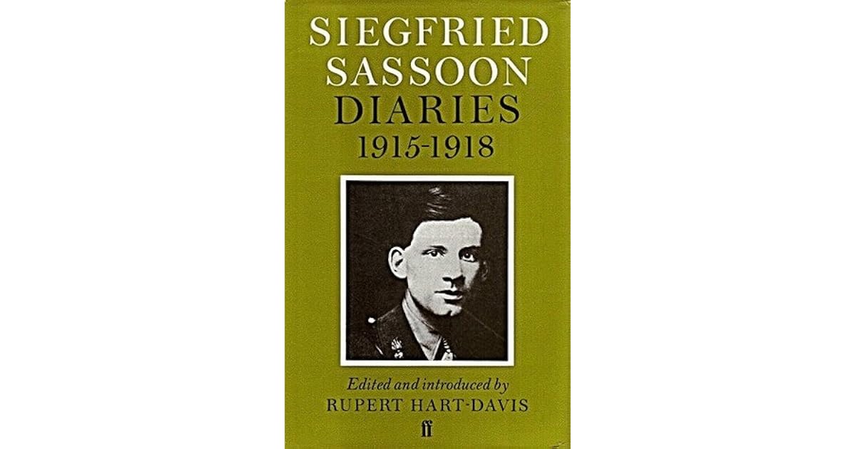 Diaries, 1915-1918 by Siegfried Sassoon